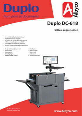 Duplo DC-618 Docucutter, slitten, snijden, rillen - Albyco