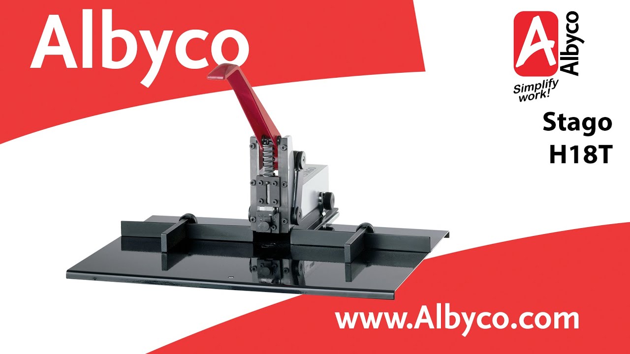 Stago H18T robust flat stapler - Albyco